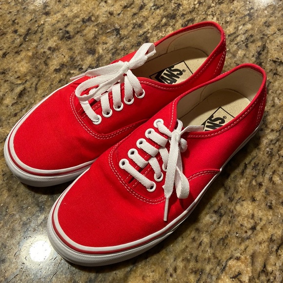 Vans | Shoes | Red Vans Like New | Poshmark